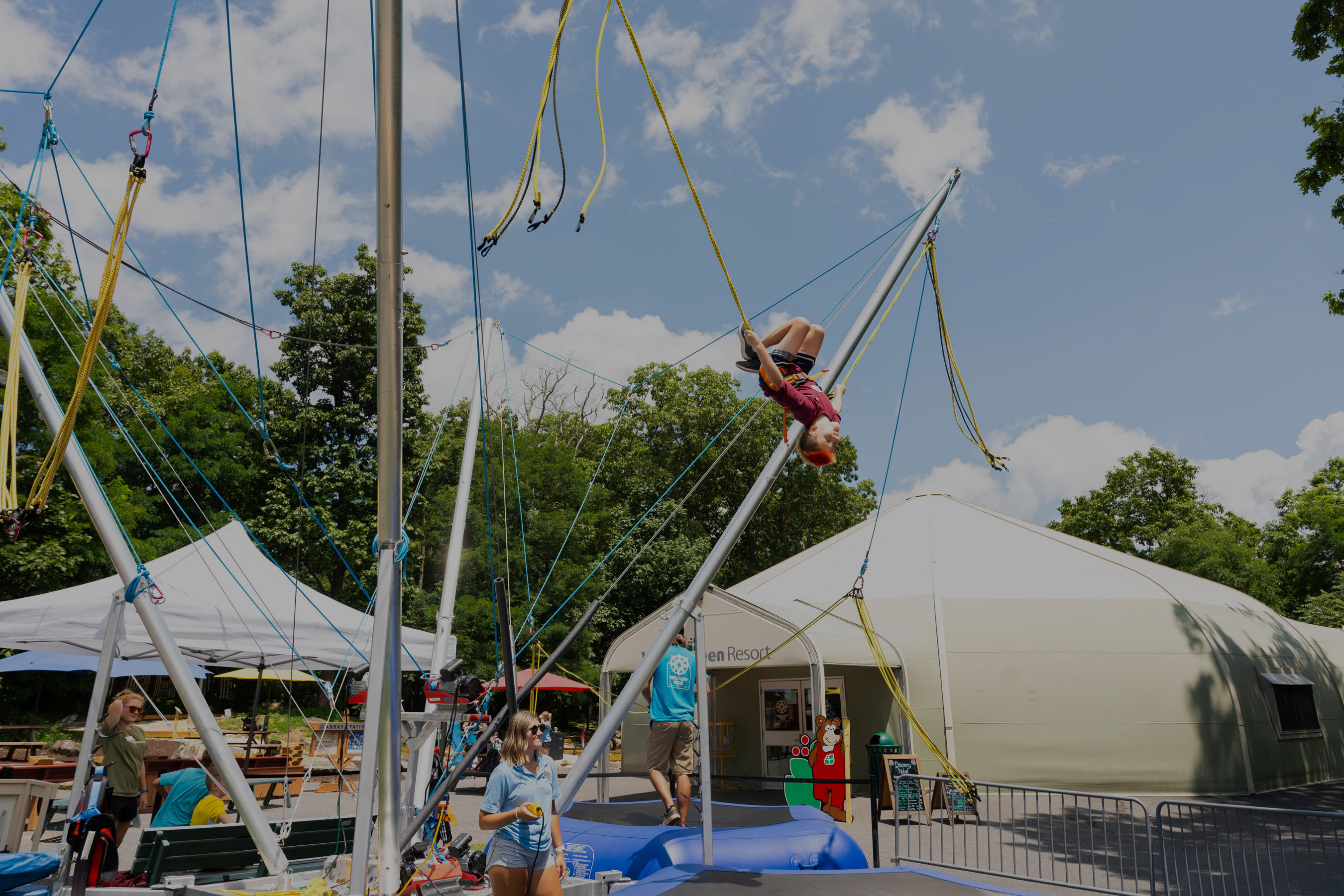 Discovery Ridge Adventure Center Opening Weekend - Wintergreen Resort